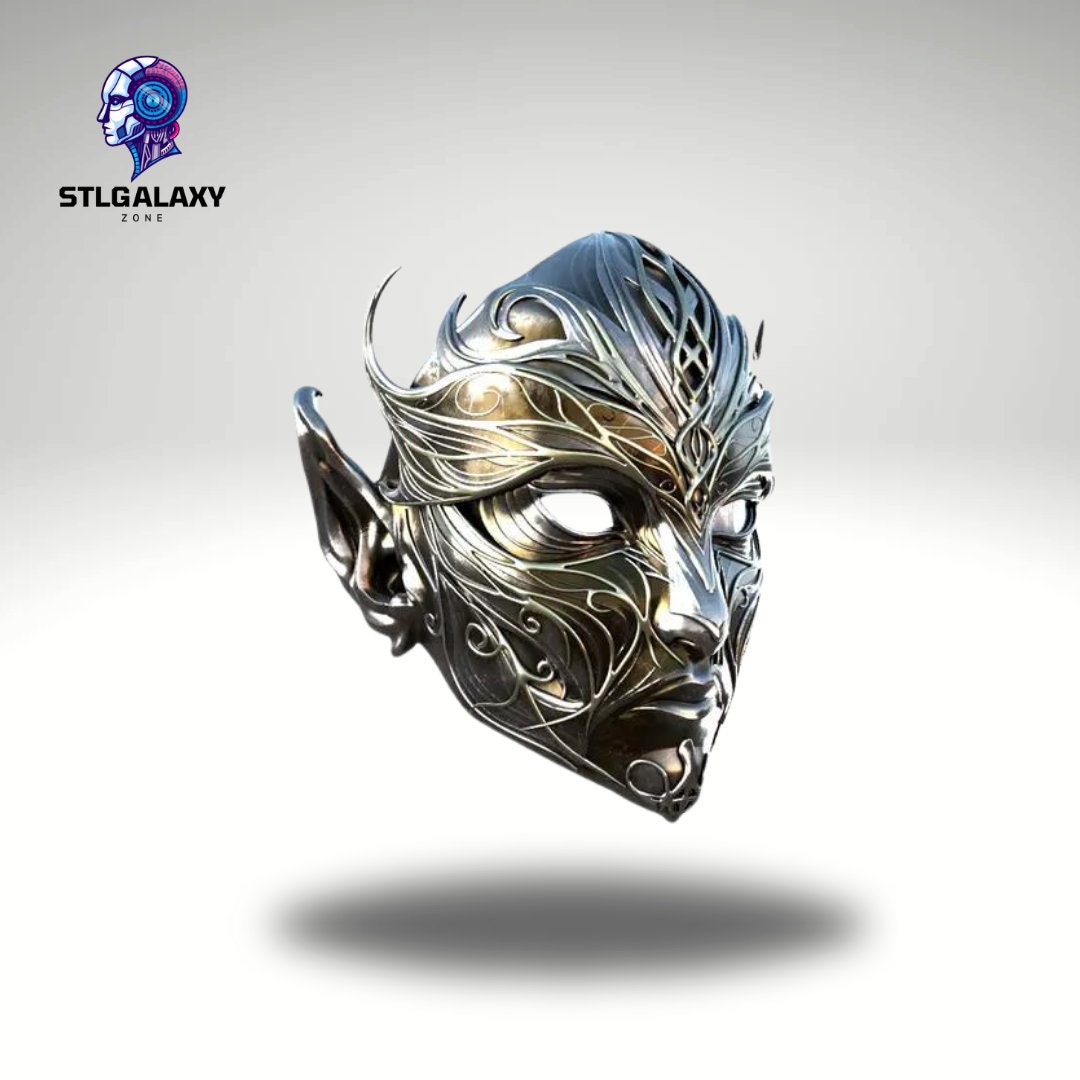 Elf Mask – Halloween Fantasy Costume | 3D Print STL File - Etsy