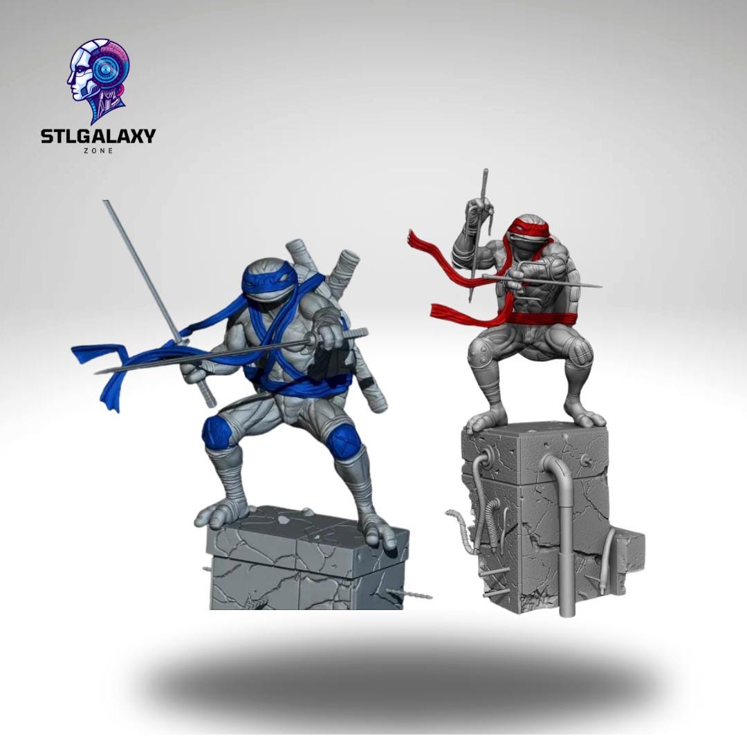 Teenage Mutant Ninja Turtles Set Stl File - TMNT Diorama 3D STL Model ...