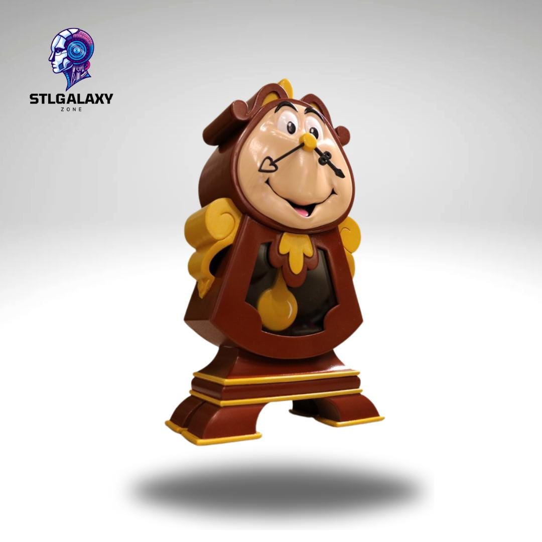 Beauty and the Beast STL Bundle – Cogsworth, Mrs. Potts & Chip 3D ...