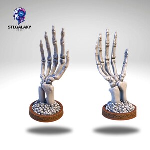 Skeleton Hand Stand STL File – 3D Printable Jewelry Holder/display ...