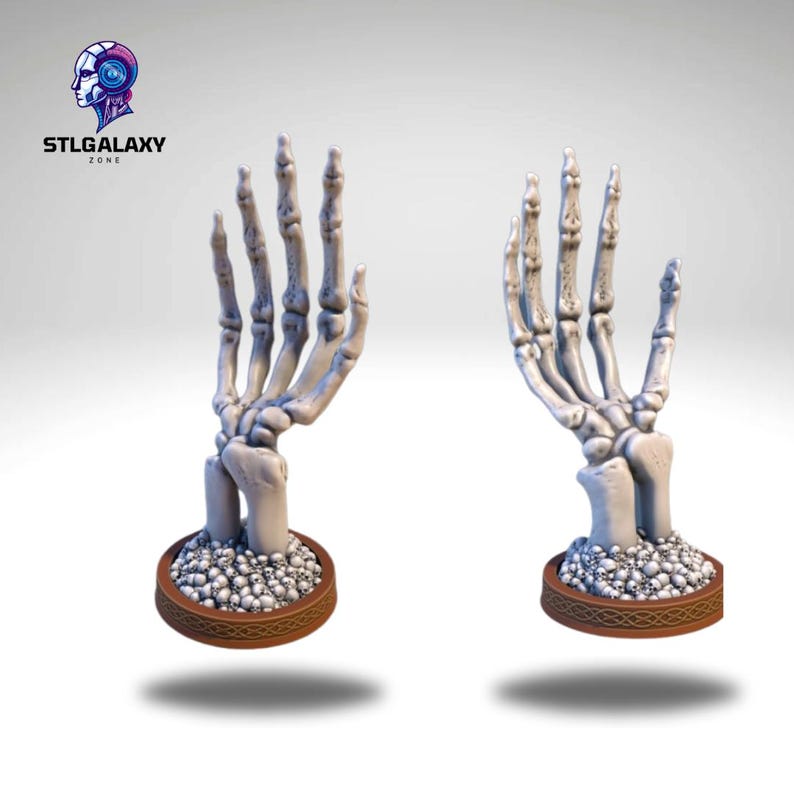 Skeleton Hand Stand STL File – 3D Printable Jewelry Holder/display ...