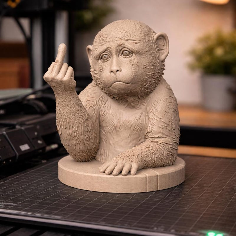 Affe mittelfinger - Etsy.de