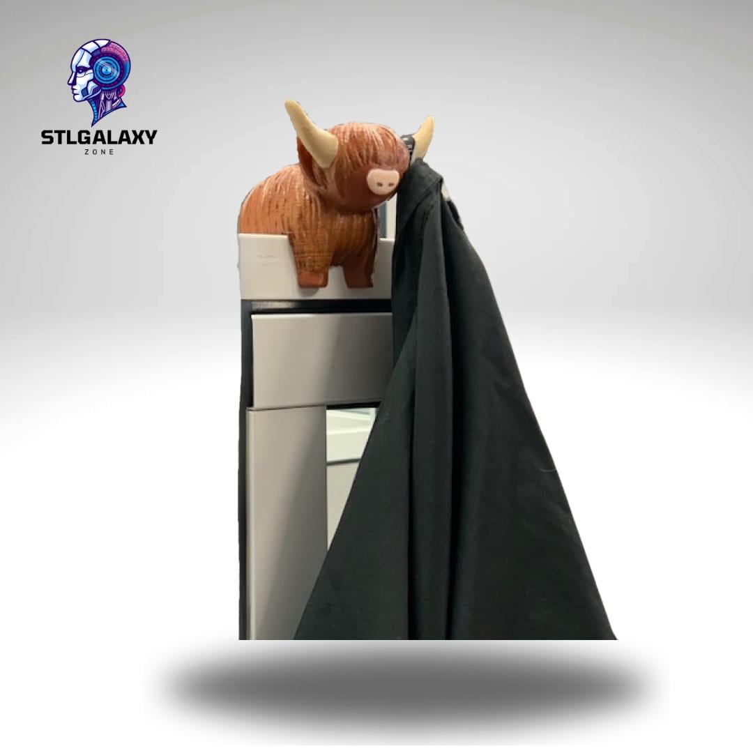 Coo Coat Hanger for Cubicle - 3D Printable STL File - Etsy