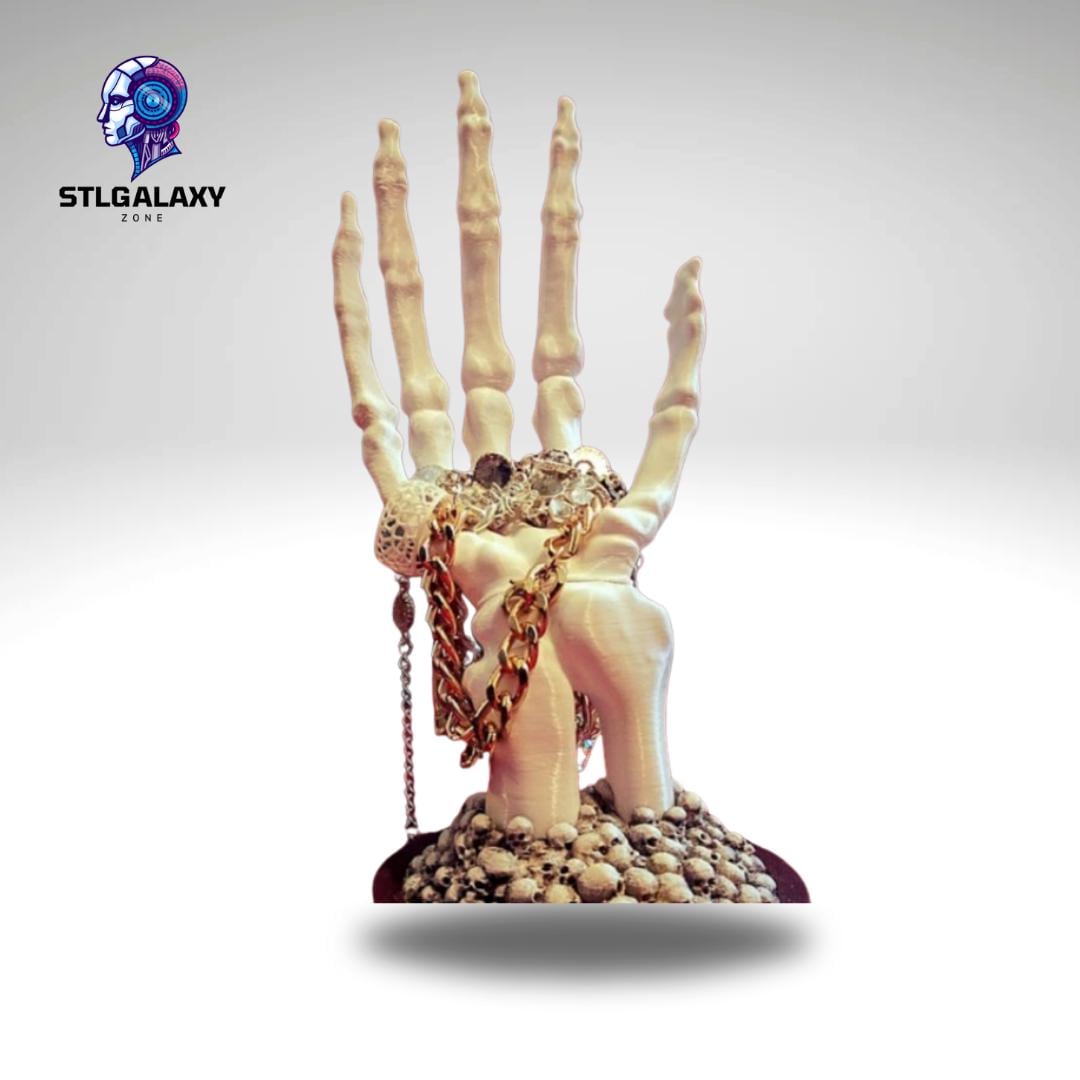 Skeleton Hand Stand STL File – 3D Printable Jewelry Holder/display ...