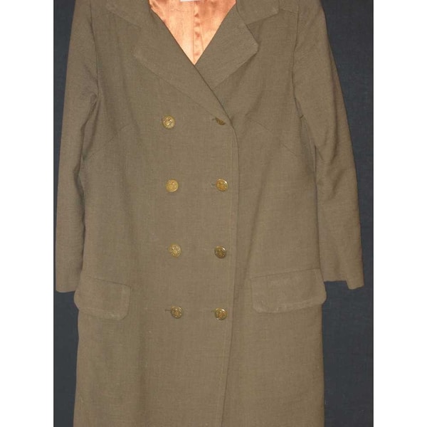 Military Style Overcoat - Etsy