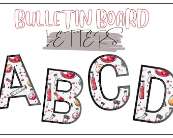Chemistry Bulletin Board Letters - Etsy