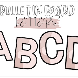 Bulletin Board Letters - Etsy