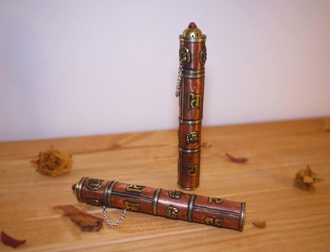 Incense Carrier, Incense Case Holder, Copper Case, Parchment Case - Etsy