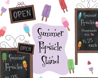 Popsicle sign | Etsy