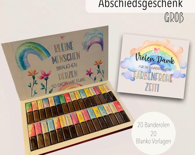 SOFORT DOWNLOAD - Merci Danke bunte Punkte Abschiedsgeschenk Erzieher ...