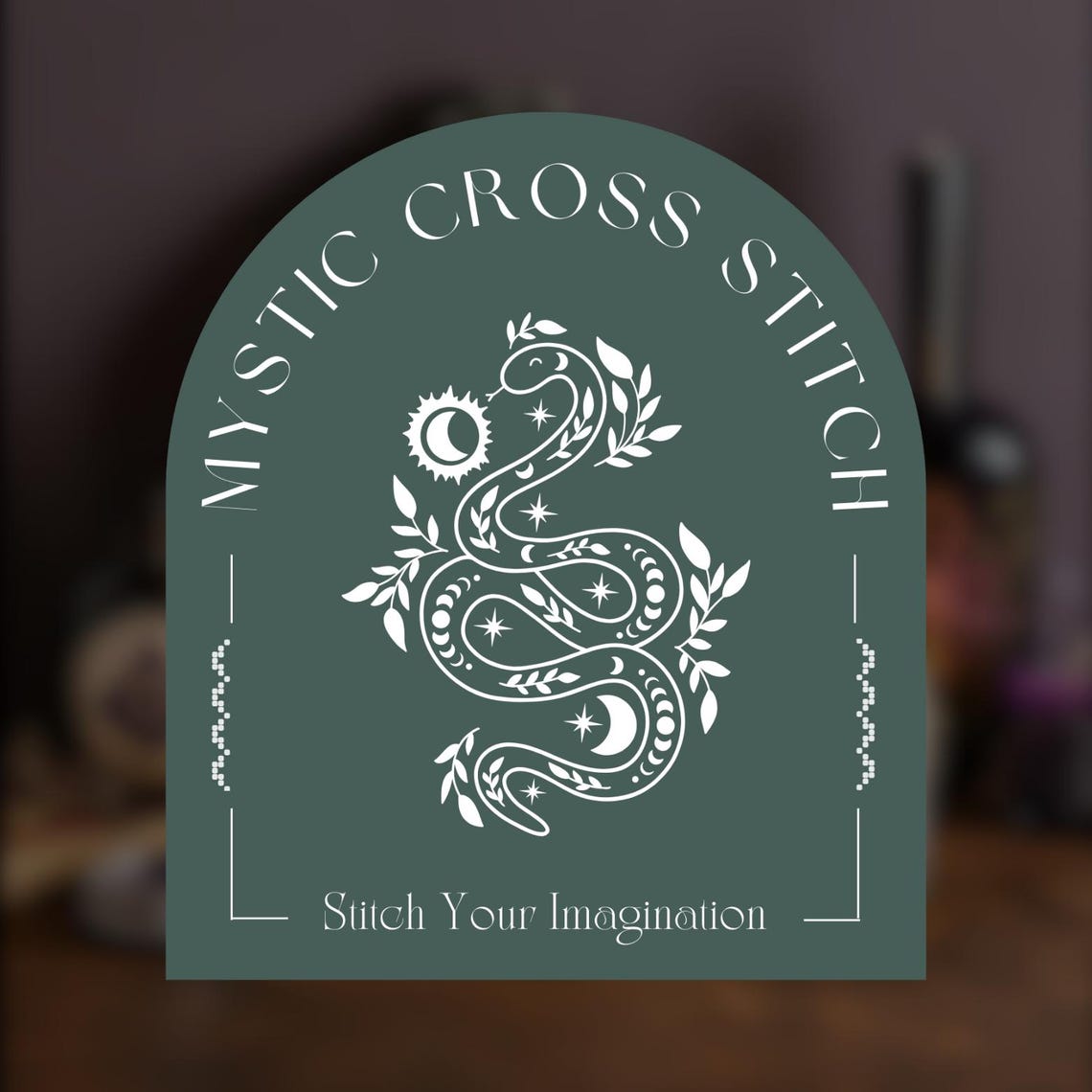 Mystic Cross Stitch Pattern - Mystic Planchette | Digital PDF Chart ...