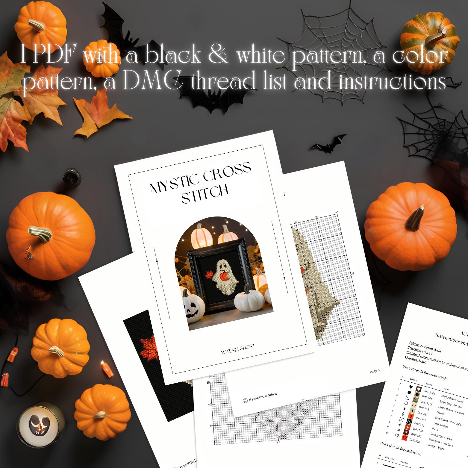Mystic Cross Stitch Pattern - Seasonal Moons | Digital PDF Chart ...