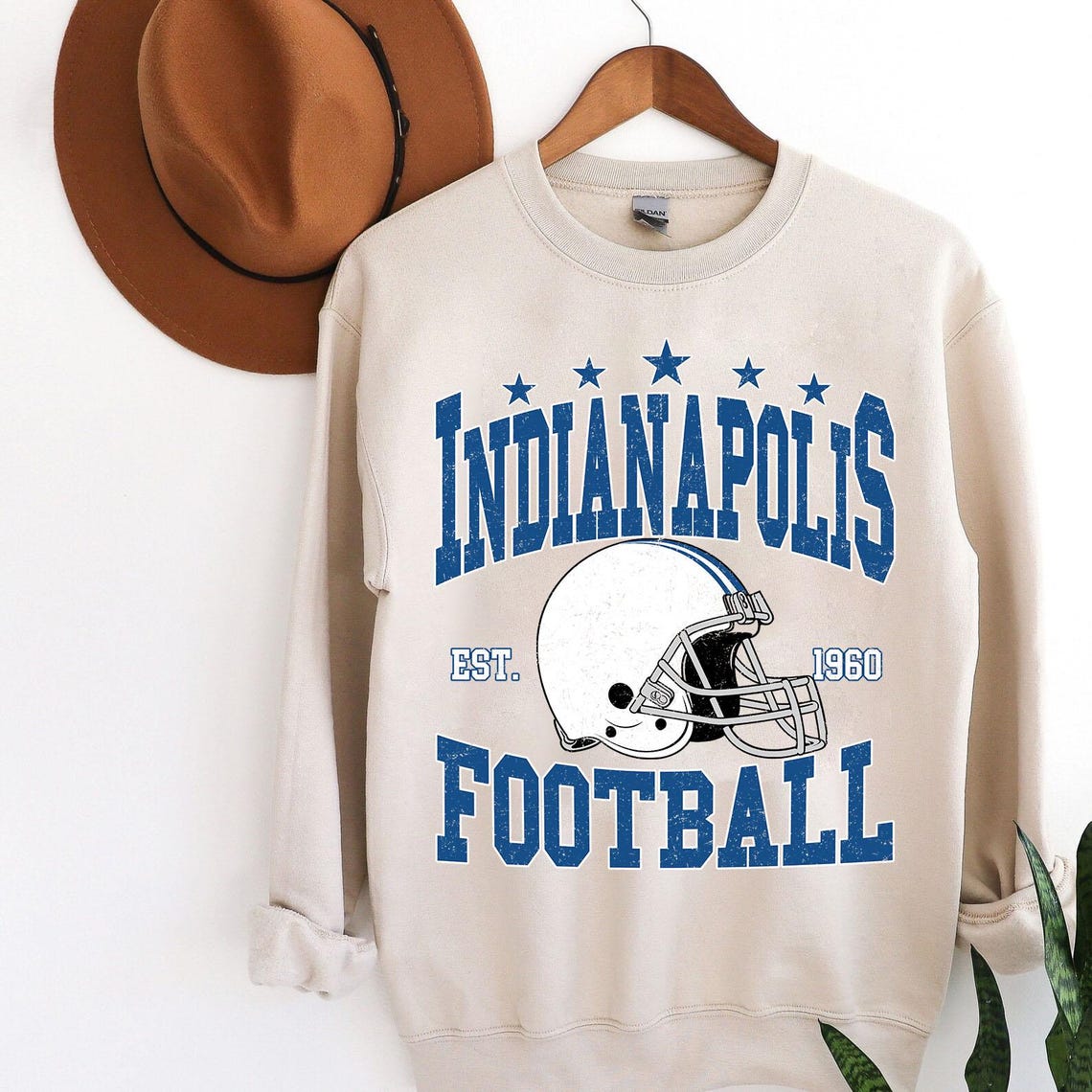 Indianapolis Football Sweatshirt,indianapolis Shirt,sunday Football ...