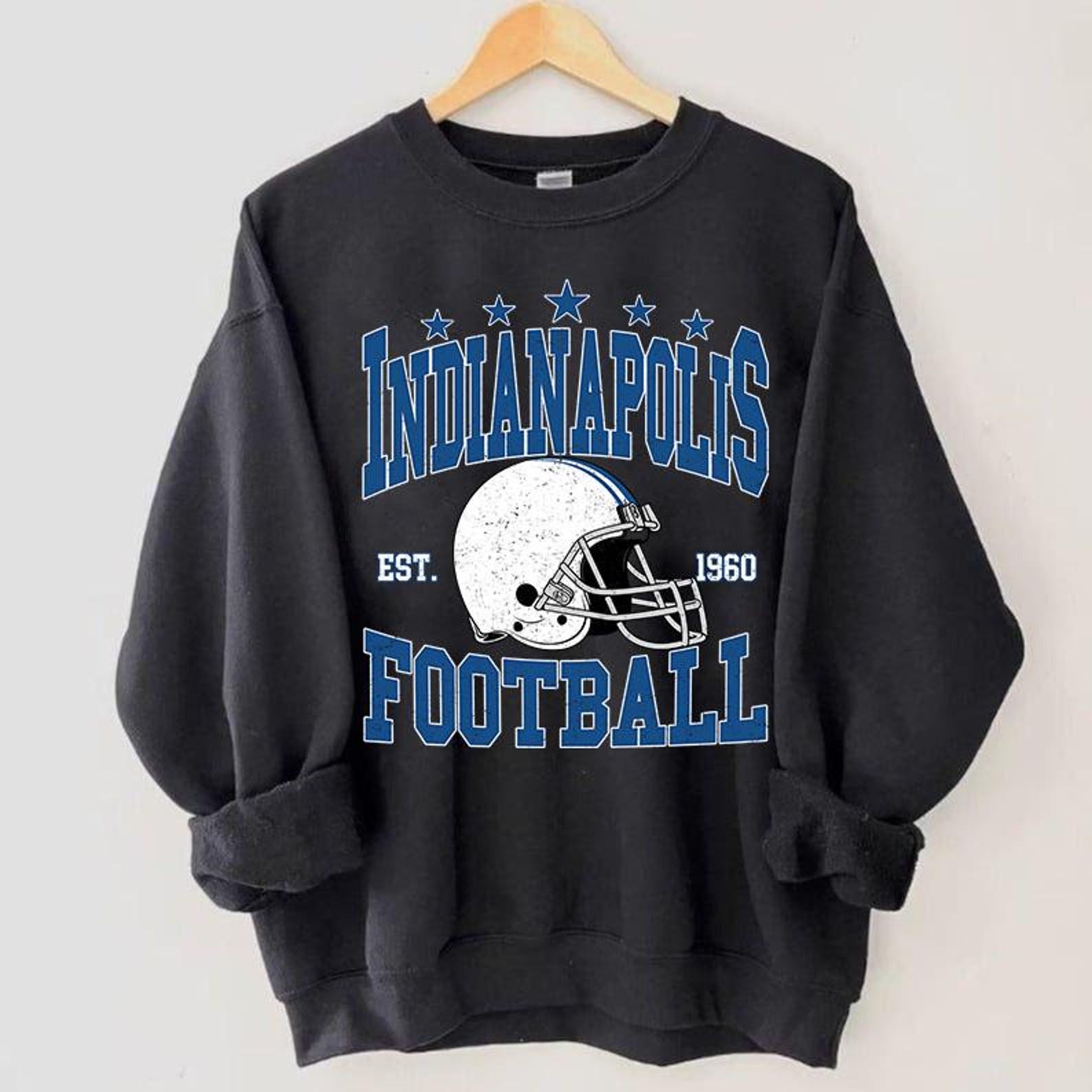 Indianapolis Football Sweatshirt,indianapolis Shirt,sunday Football ...