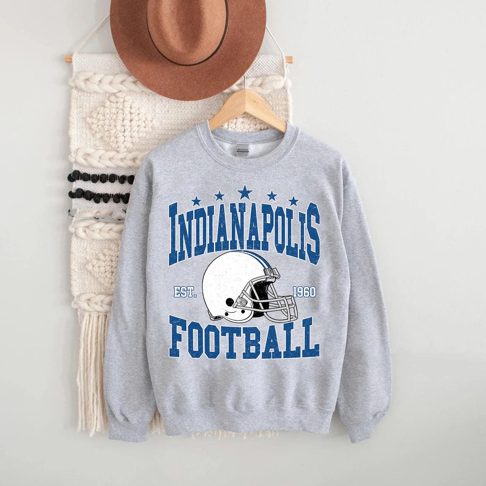 Indianapolis Football Sweatshirt,indianapolis Shirt,sunday Football ...