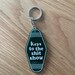 Motel Key Tag | Motel Keychain - Etsy