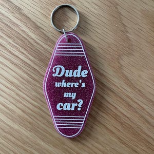 Motel Key Tag | Motel Keychain - Etsy