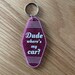 Motel Key Tag | Motel Keychain - Etsy