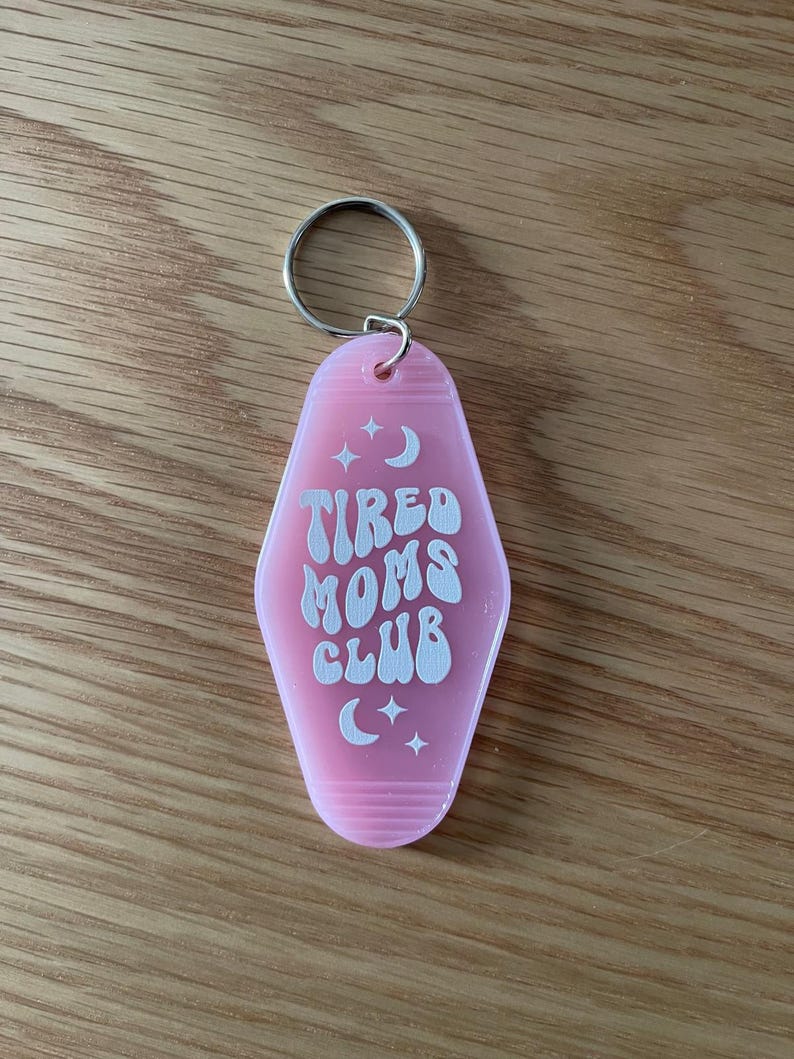 Motel Key Tag | Motel Keychain - Etsy