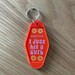 Motel Key Tag | Motel Keychain - Etsy