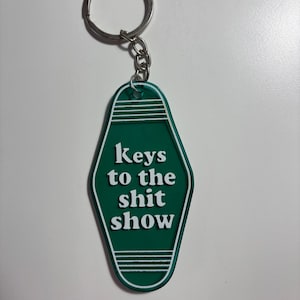 Motel Key Tag | Motel Keychain - Etsy