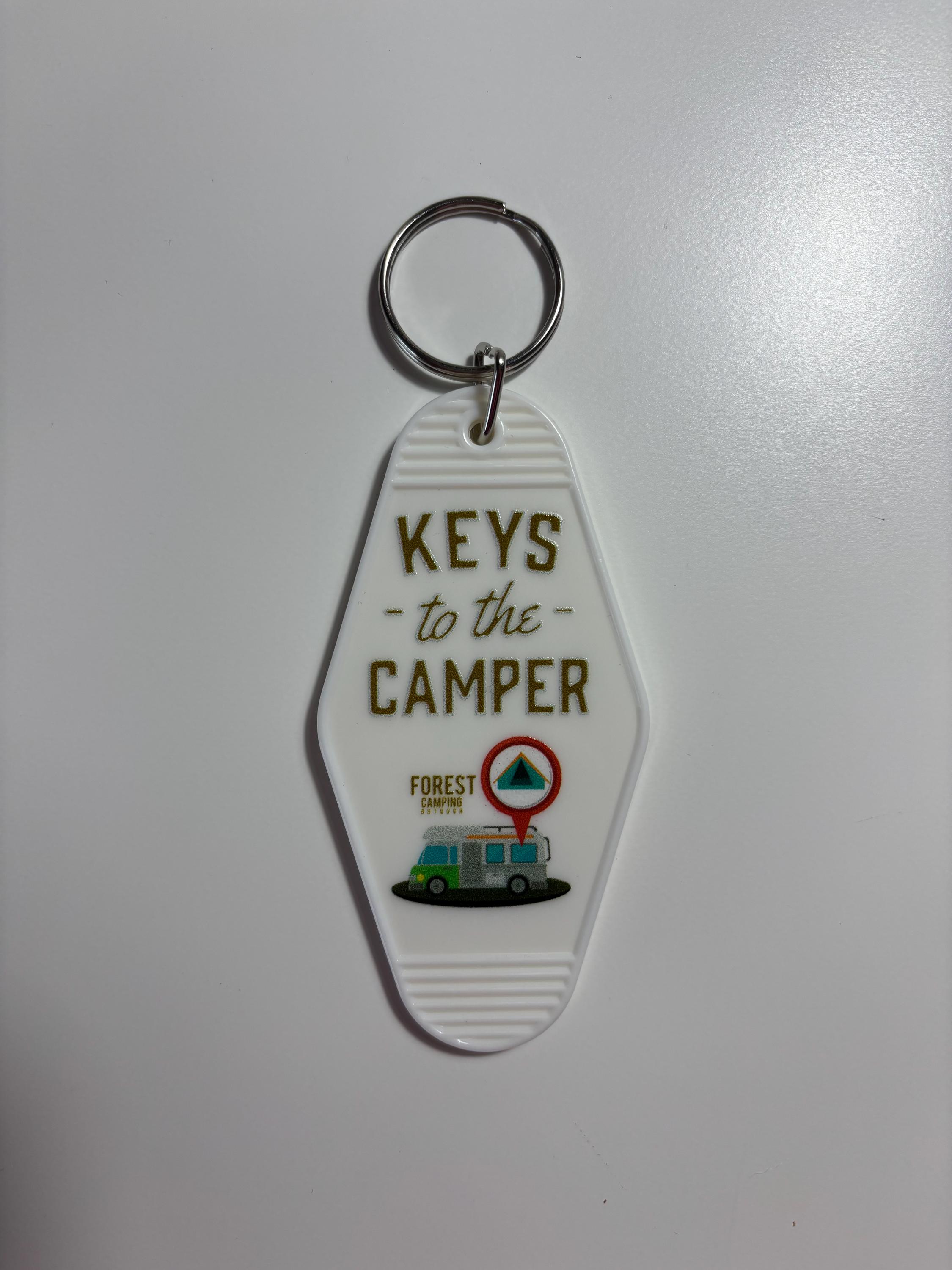 Motel Key Tag | Motel Keychain - Etsy
