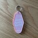 Motel Key Tag | Motel Keychain - Etsy