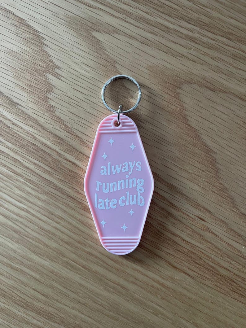 Motel Key Tag | Motel Keychain - Etsy