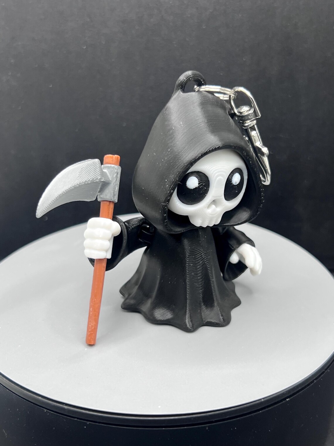 Flexy Chibi Grim Reaper Keychain - 3D Printed Articulated Reaper by ...