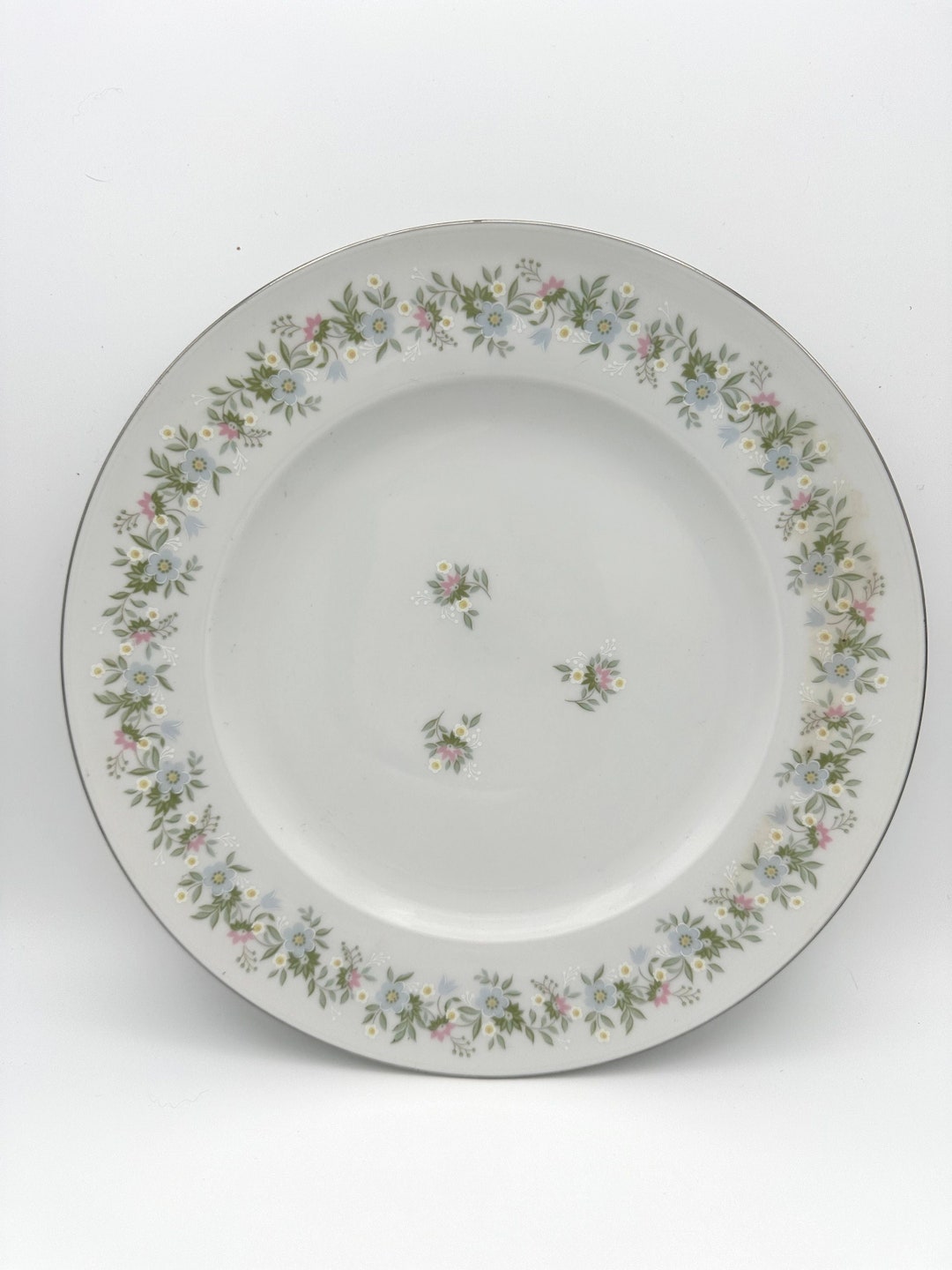Johann Haviland Forever Spring Pattern Dinner Plate 10 1/8”, White W ...