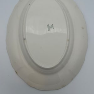 Keystone Canonsburg Pottery Co. Vintage Floral Oval Serving Platter, 13 ...