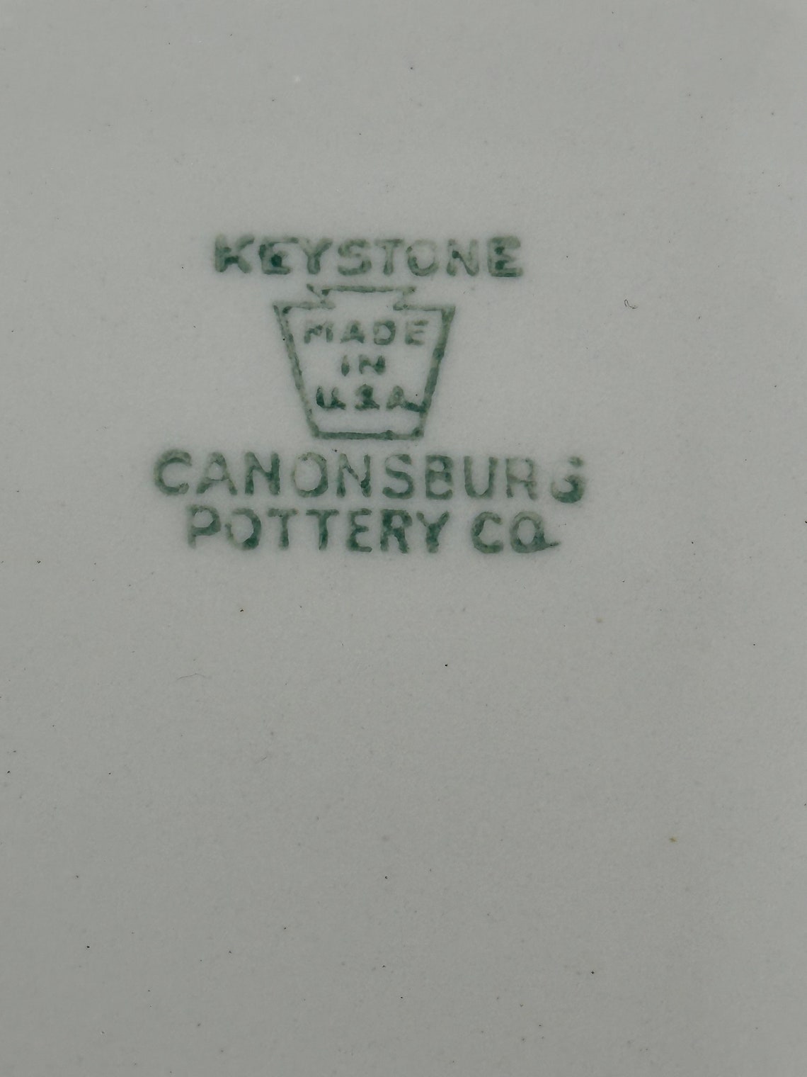 Keystone Canonsburg Pottery Co. Vintage Floral Oval Serving Platter, 13 ...