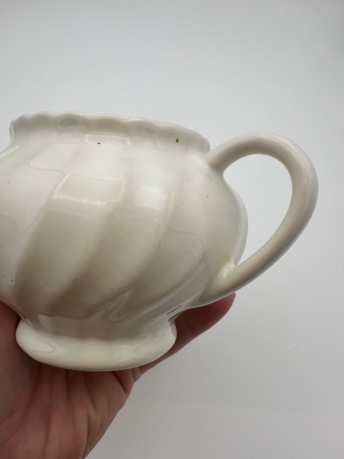 Scio Pottery Holly Pattern Sugar Bowl Without Lid 4, MCM Christmas ...