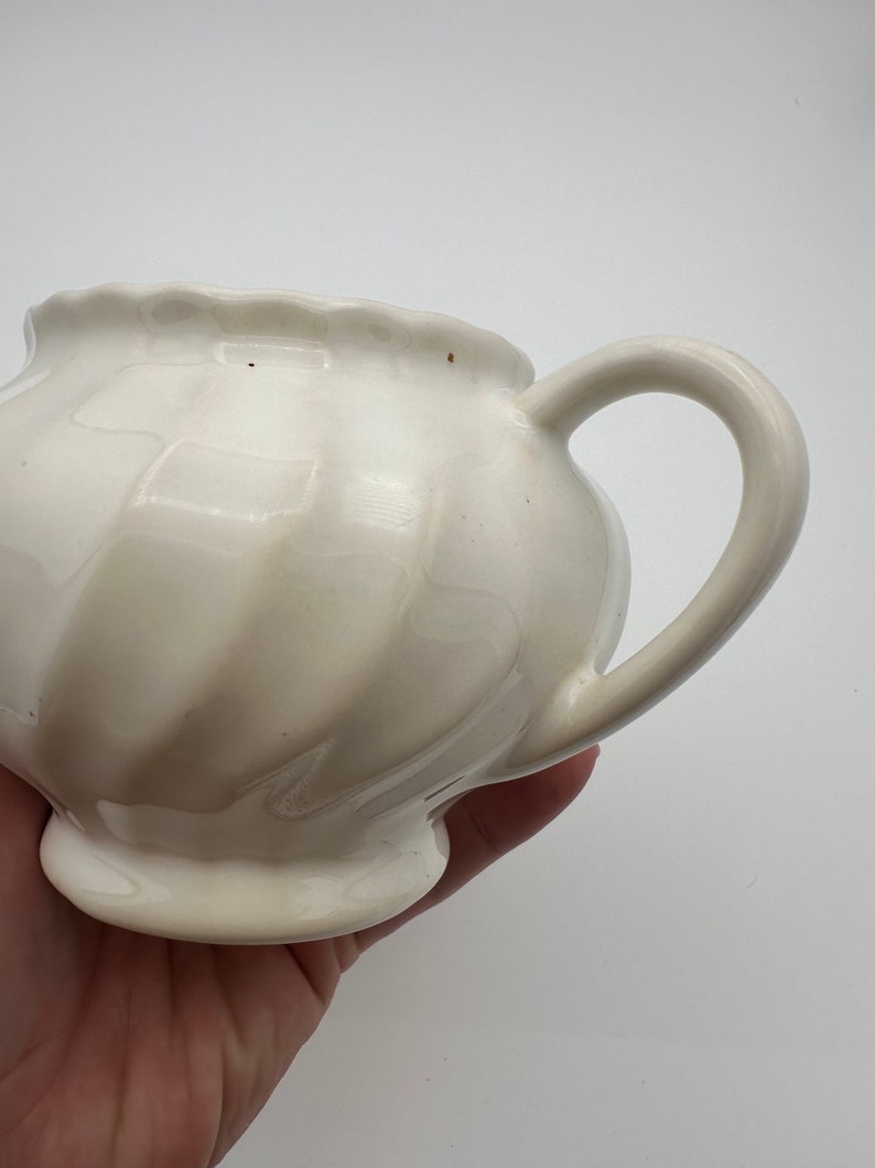 Scio Pottery Holly Pattern Sugar Bowl Without Lid 4, MCM Christmas ...