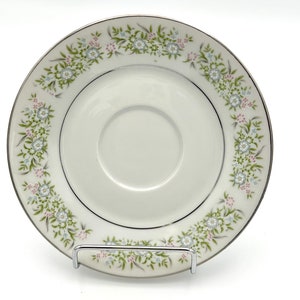 Taihei Fine China Springtime Pattern Saucer 6” - MCM Green Leaves With ...
