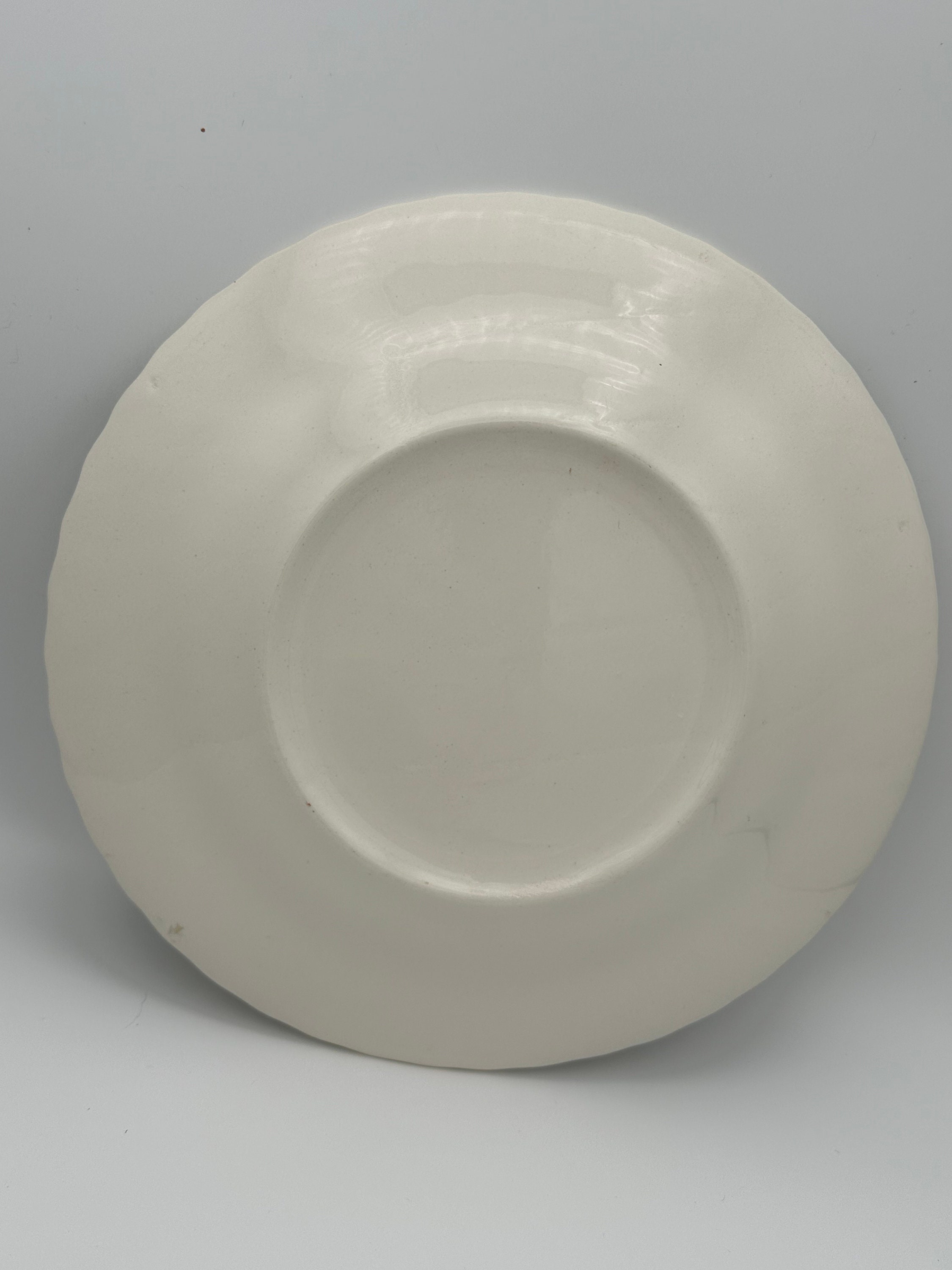 Scio Pottery Holly Pattern Dinner Plate 10 1/8”, MCM Holly With Berries ...