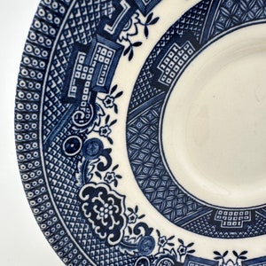 Vintage Blue Willow Saucer 5 1/2”,, by Churchill, Made in England ...