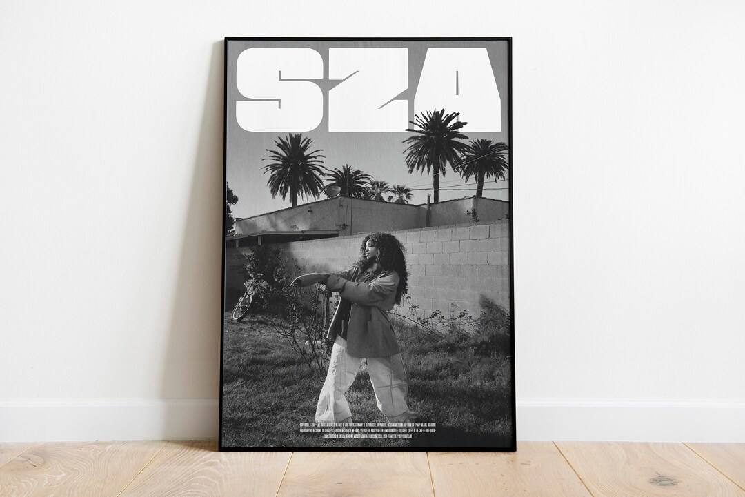 SZA Poster SZA Album Cover Poster SZA Track List Artwork Digital Prints ...