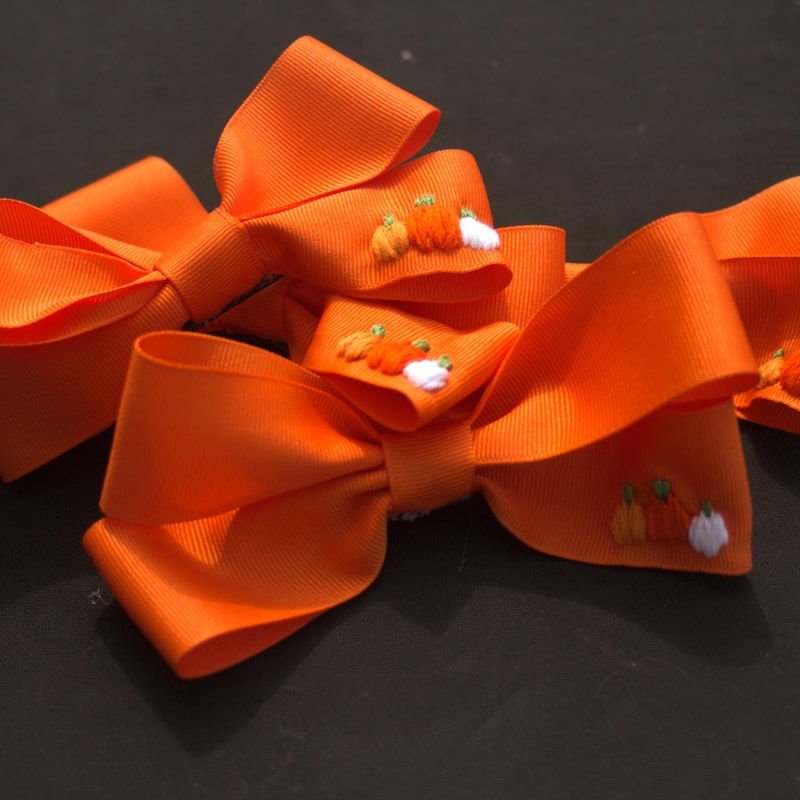 Fall Hair Bow - Etsy