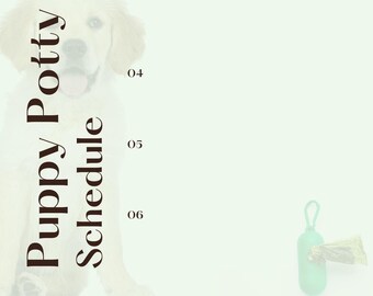 Dog Potty Training BUNDLE Puppy Potty Training Printable 6 Guides on ...