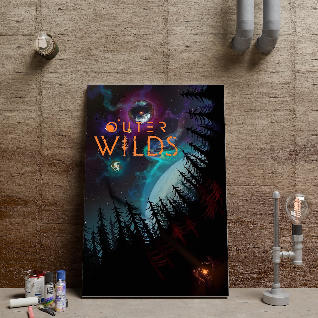 Outer Wilds Poster, Outer Wilds Wall Art, Premium Canvas Print, Room ...