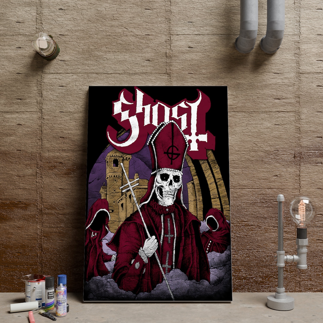 Ghost Band Poster, Tobias Forge Wall Art, Swedish Band Wall Decor ...
