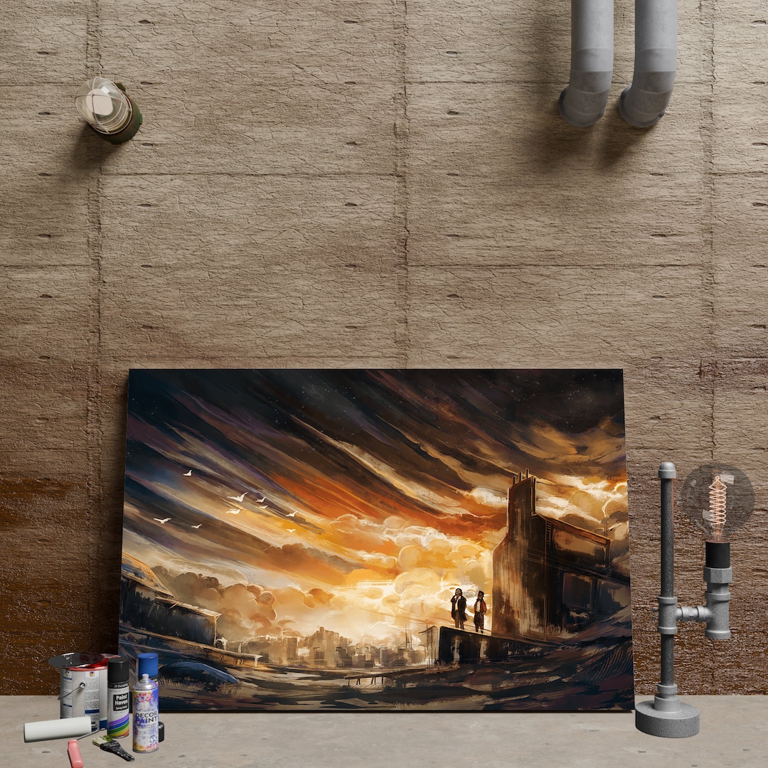 Disco Elysium Poster, Revachol Wall Art, Premium Canvas Print, Room ...