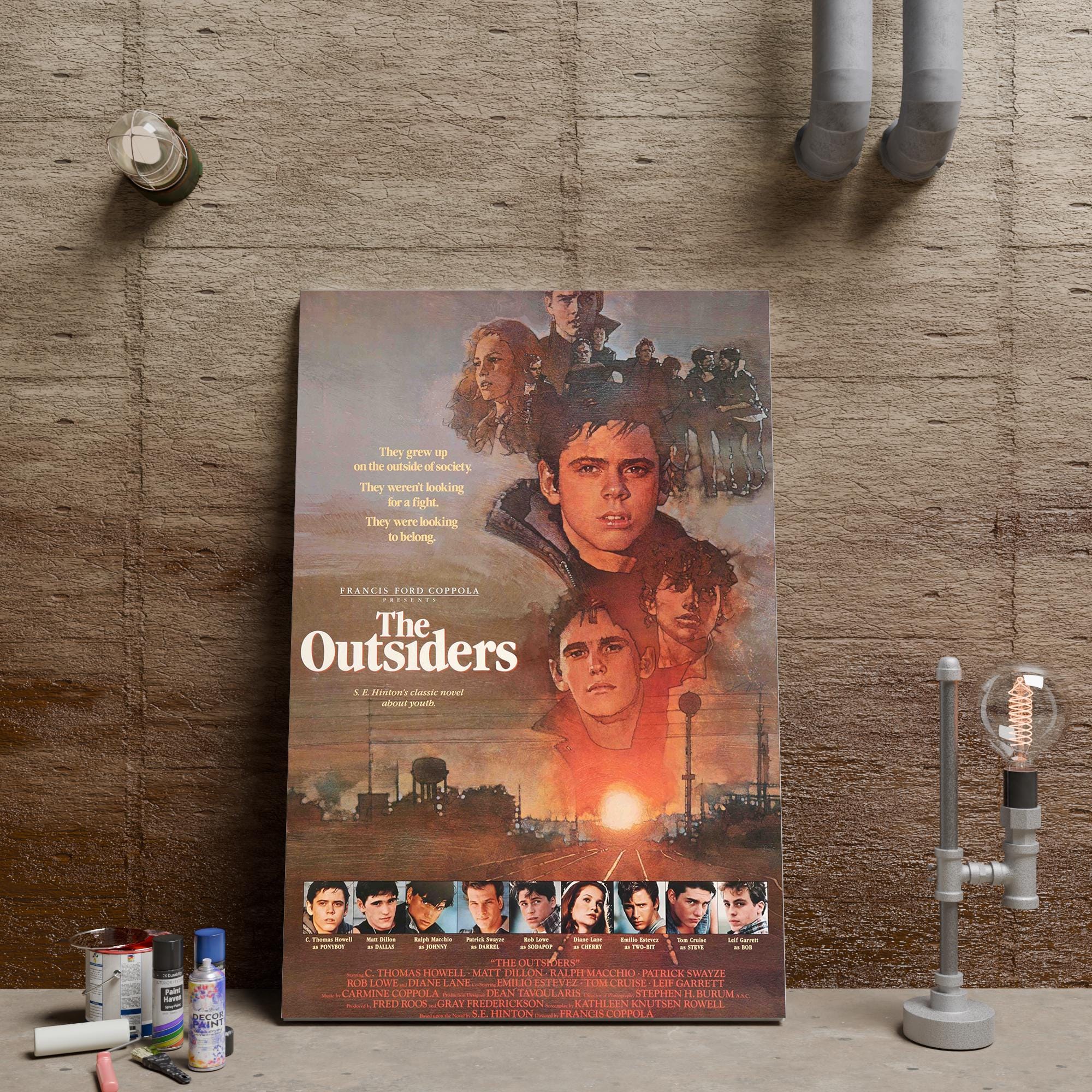 The Outsiders Poster, Tom Cruise Wall Art, Classic Movie Print, Film ...