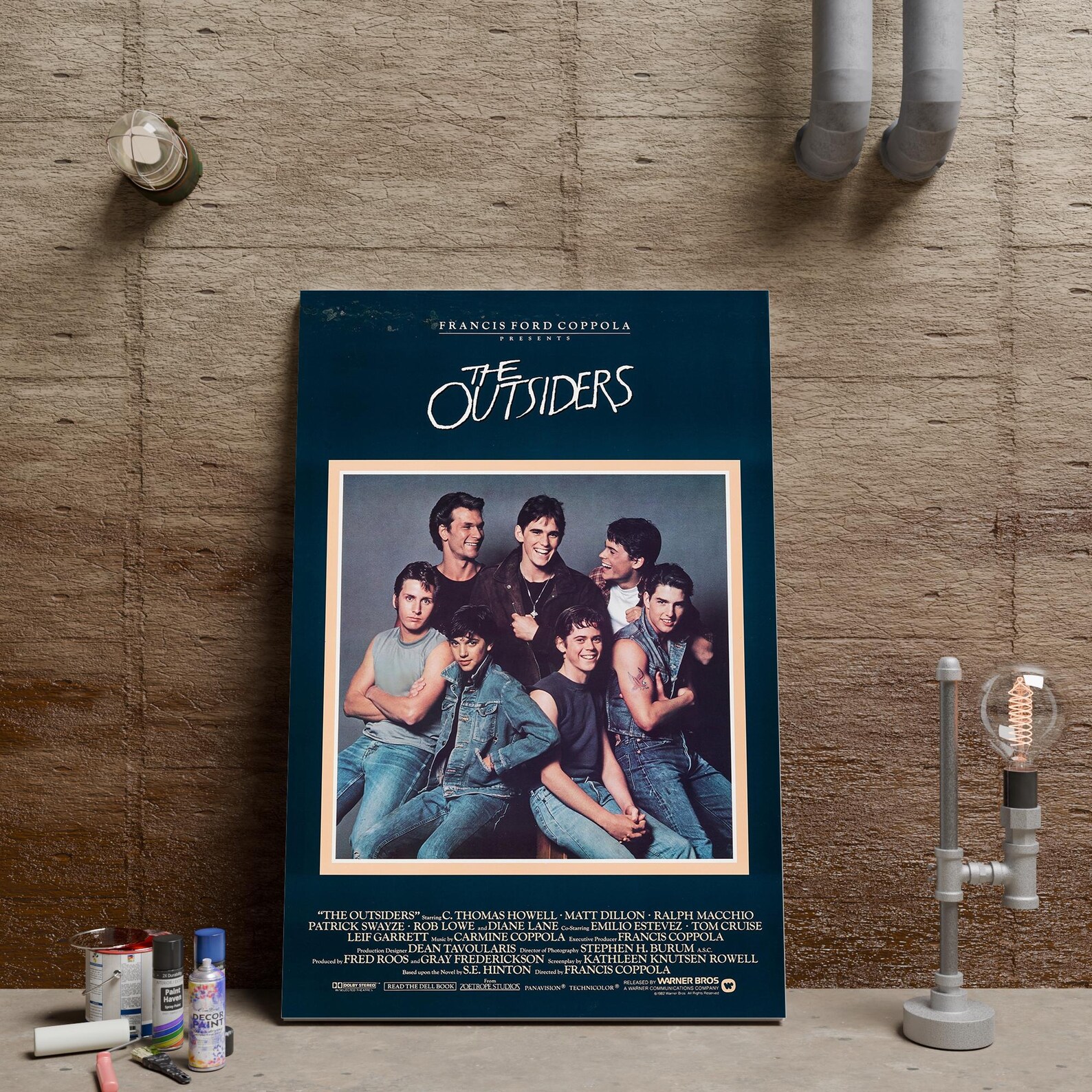 The Outsiders Poster, Tom Cruise Wall Art, Classic Movie Print, Film ...