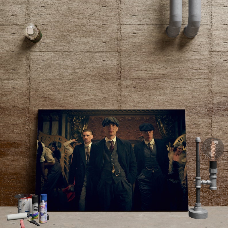 Peaky Blinders Poster, Tommy Shelby Wall Art, Tv Show Print, Room Decor ...