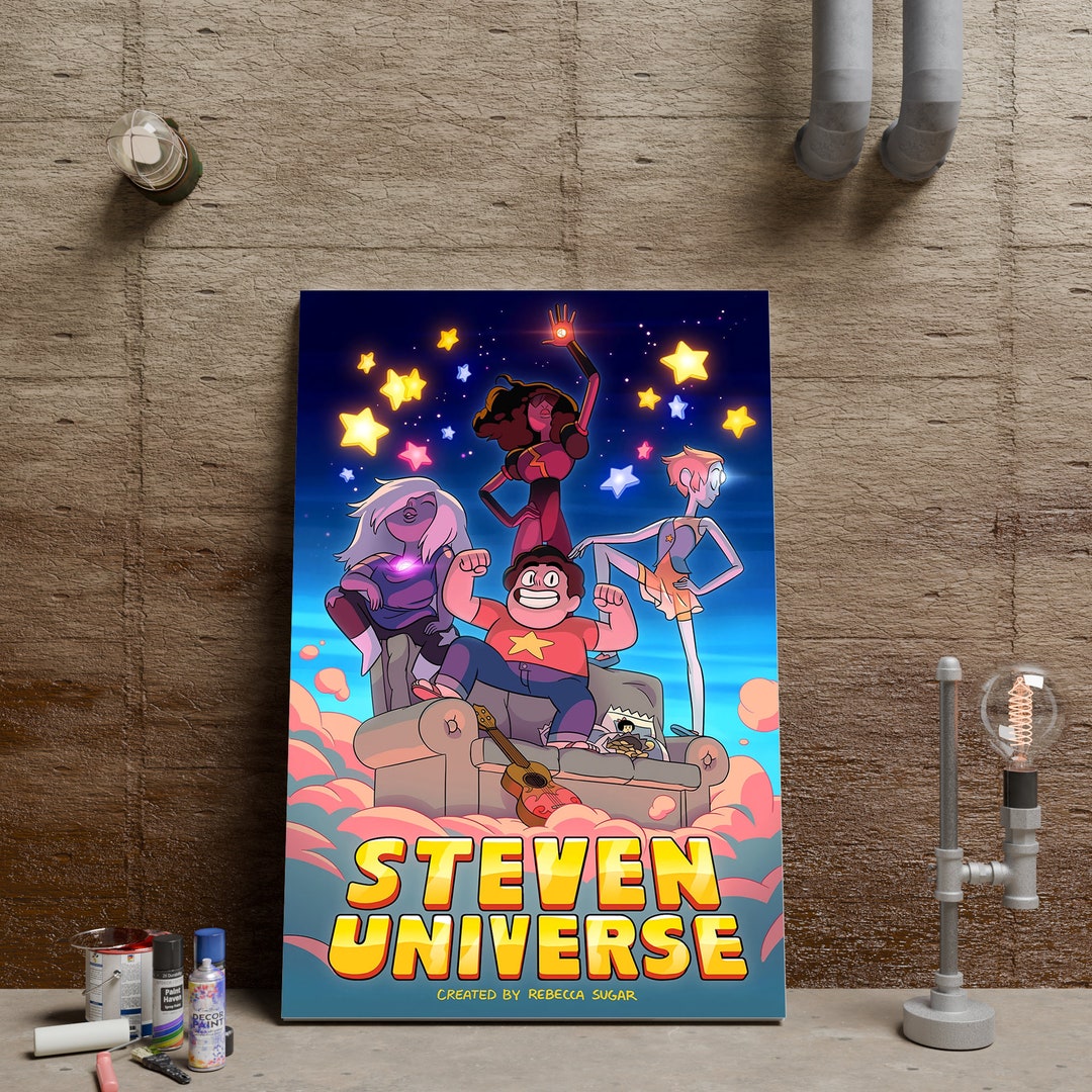 Steven Universe Poster, Cartoon Wall Art, Tv Show Print, Room Decor ...