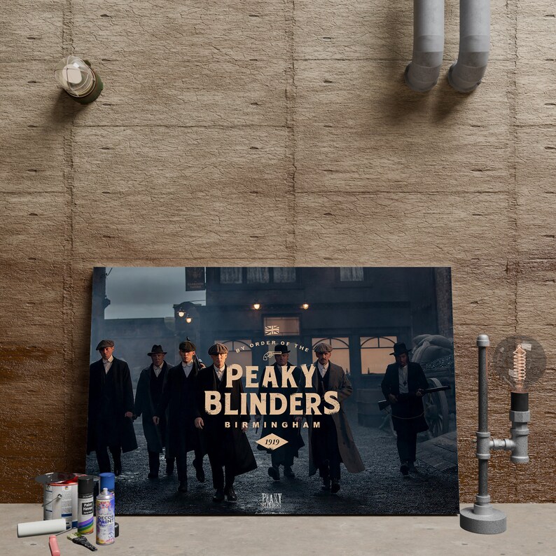 Peaky Blinders Poster, Tommy Shelby Wall Art, Tv Show Print, Room Decor ...
