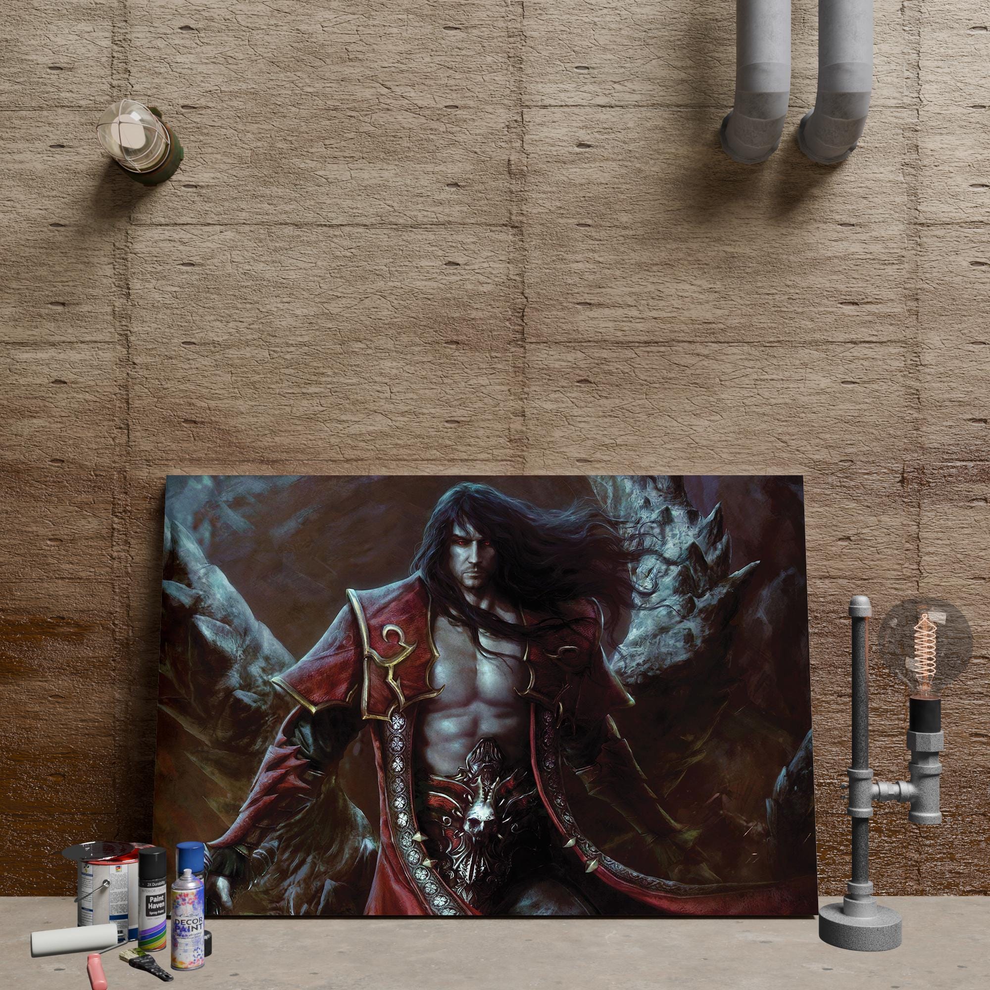 Castlevania Poster, Anime Wall Art, Premium Canvas Print, Room Decor ...