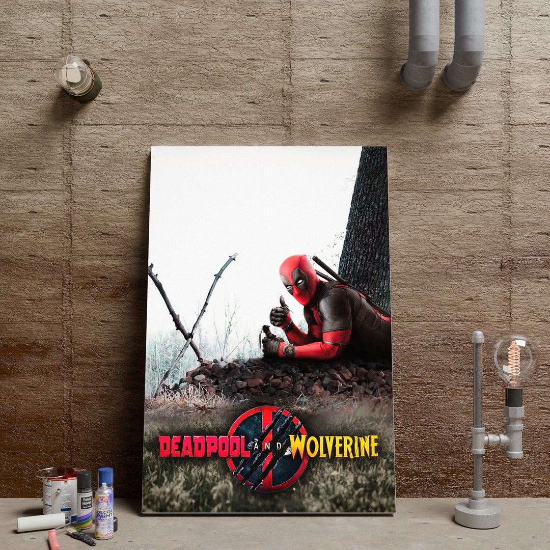 Deadpool and Wolverine Poster, Film Wall Art, Hugh Jackman Poster, Wall ...